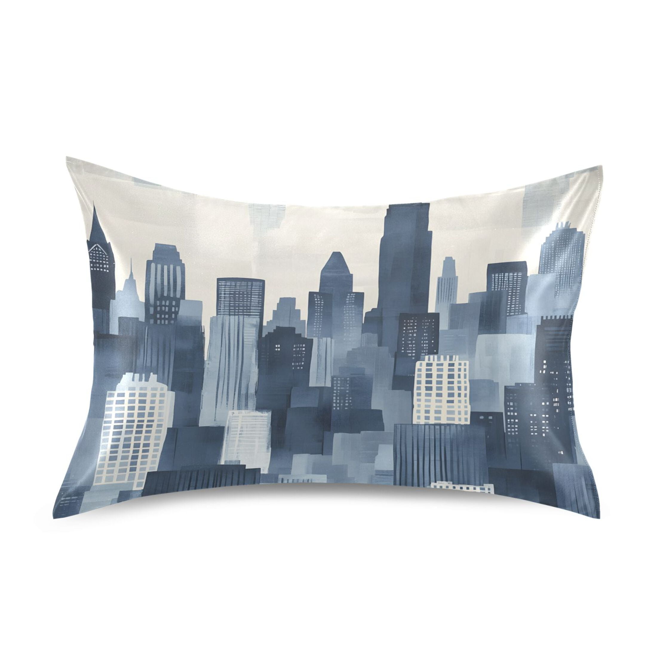 City Pillowcase Standard Size Luxury Silky Soft Wrinkle Resistant ...
