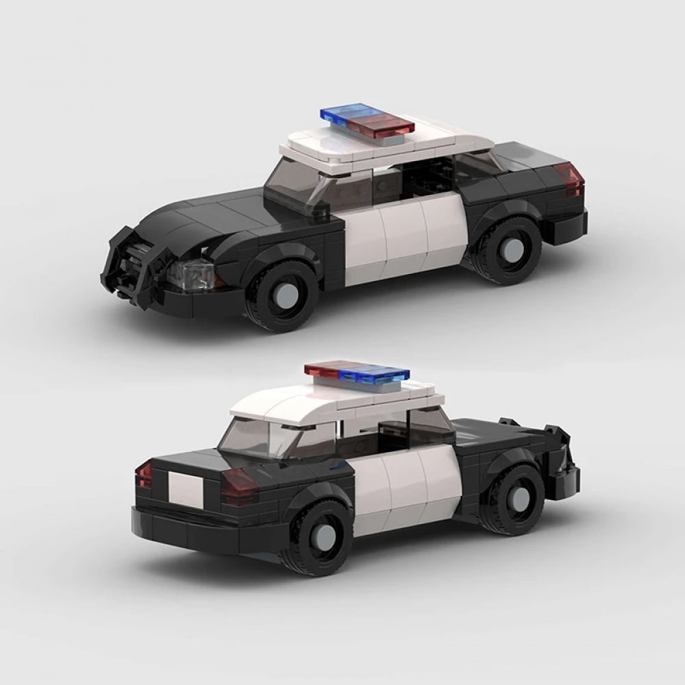 City Police Cars Victoria Moc Vehicle SWAT Patrol Building Blocks Speed ...
