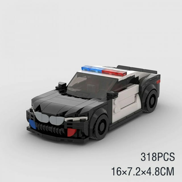 City Police Cars Victoria MOC Vehicle SWAT Patrol M5 M8 Building Blocks ...