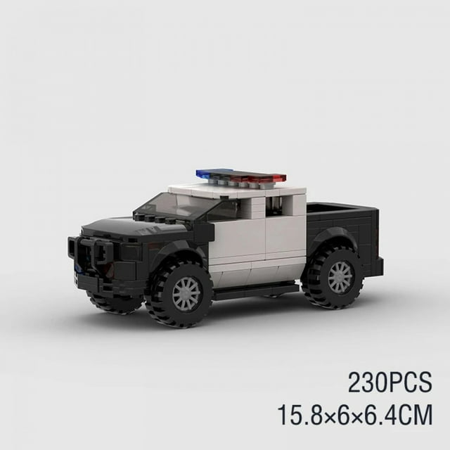 City Police Cars Victoria MOC Vehicle SWAT Patrol M5 M8 Building Blocks ...