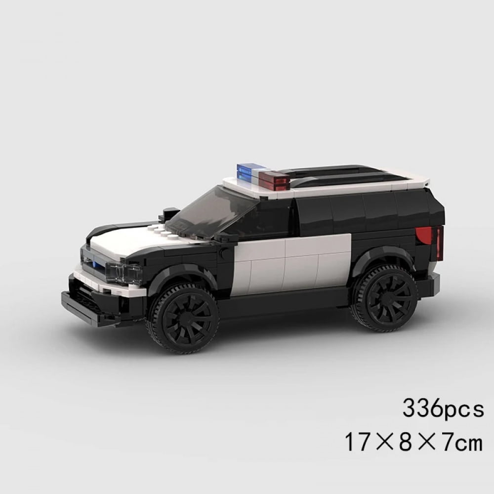 City Police Cars Victoria MOC Vehicle SWAT Patrol M5 M8 Building Blocks ...