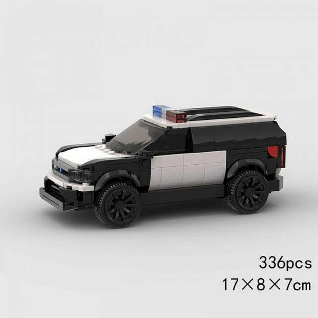 City Police Cars Victoria MOC Vehicle SWAT Patrol M5 M8 Building Blocks ...