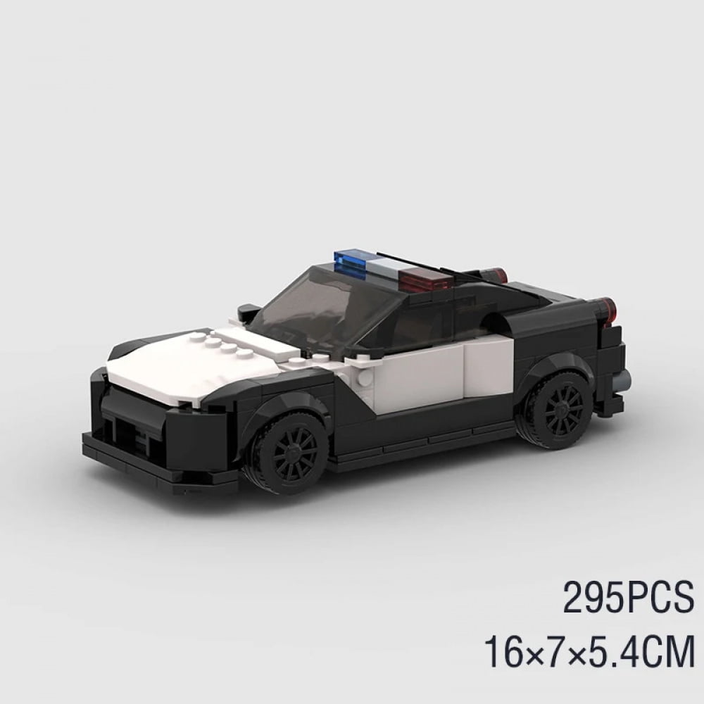 City Police Cars Victoria MOC Vehicle SWAT Patrol M5 M8 Building Blocks ...