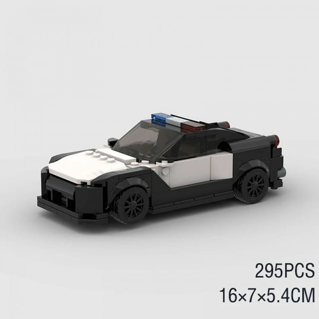 City Police Cars Victoria MOC Vehicle SWAT Patrol M5 M8 Building Blocks ...