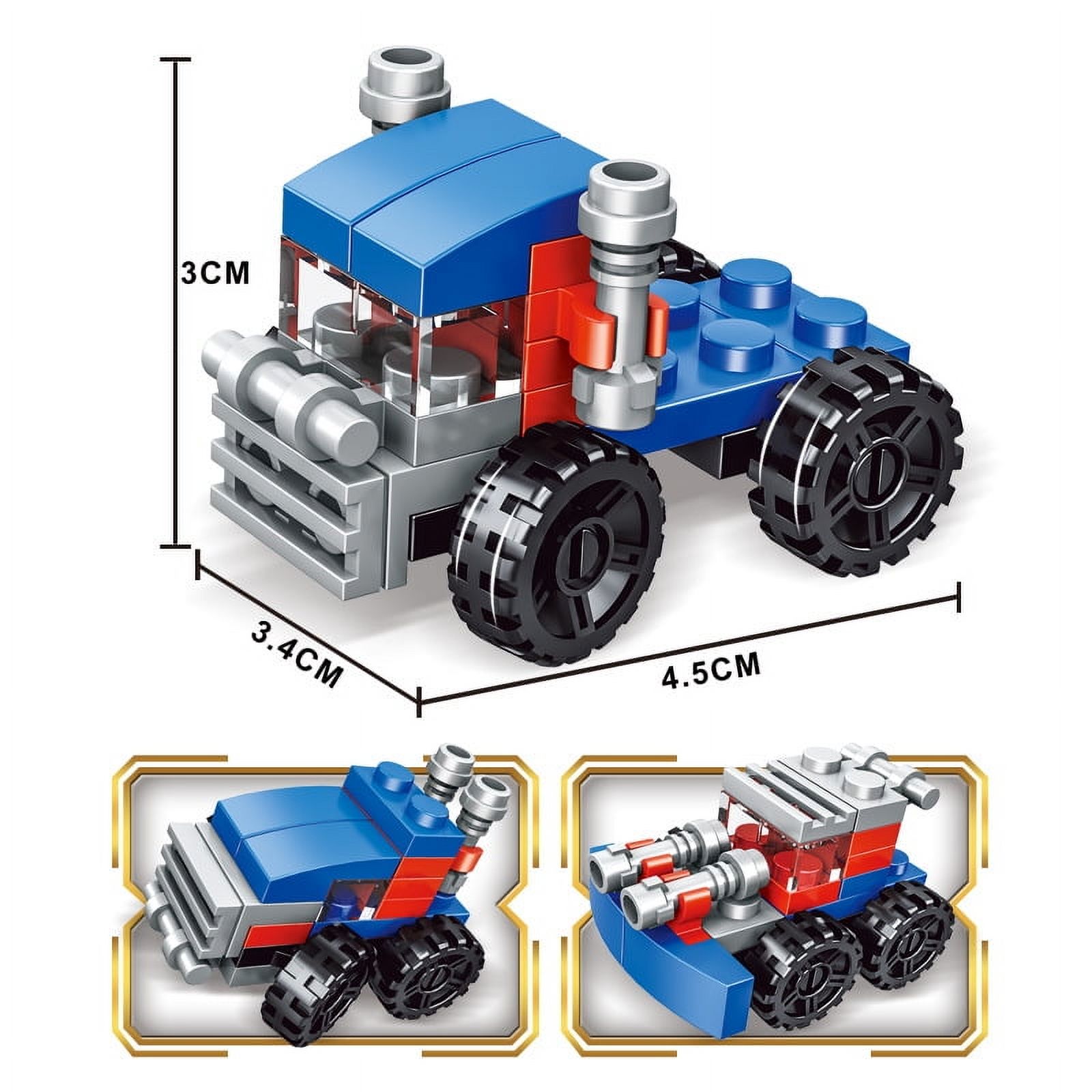 City Police Helicopter Car Plane Building Blocks MOC Classic Aircraft ...