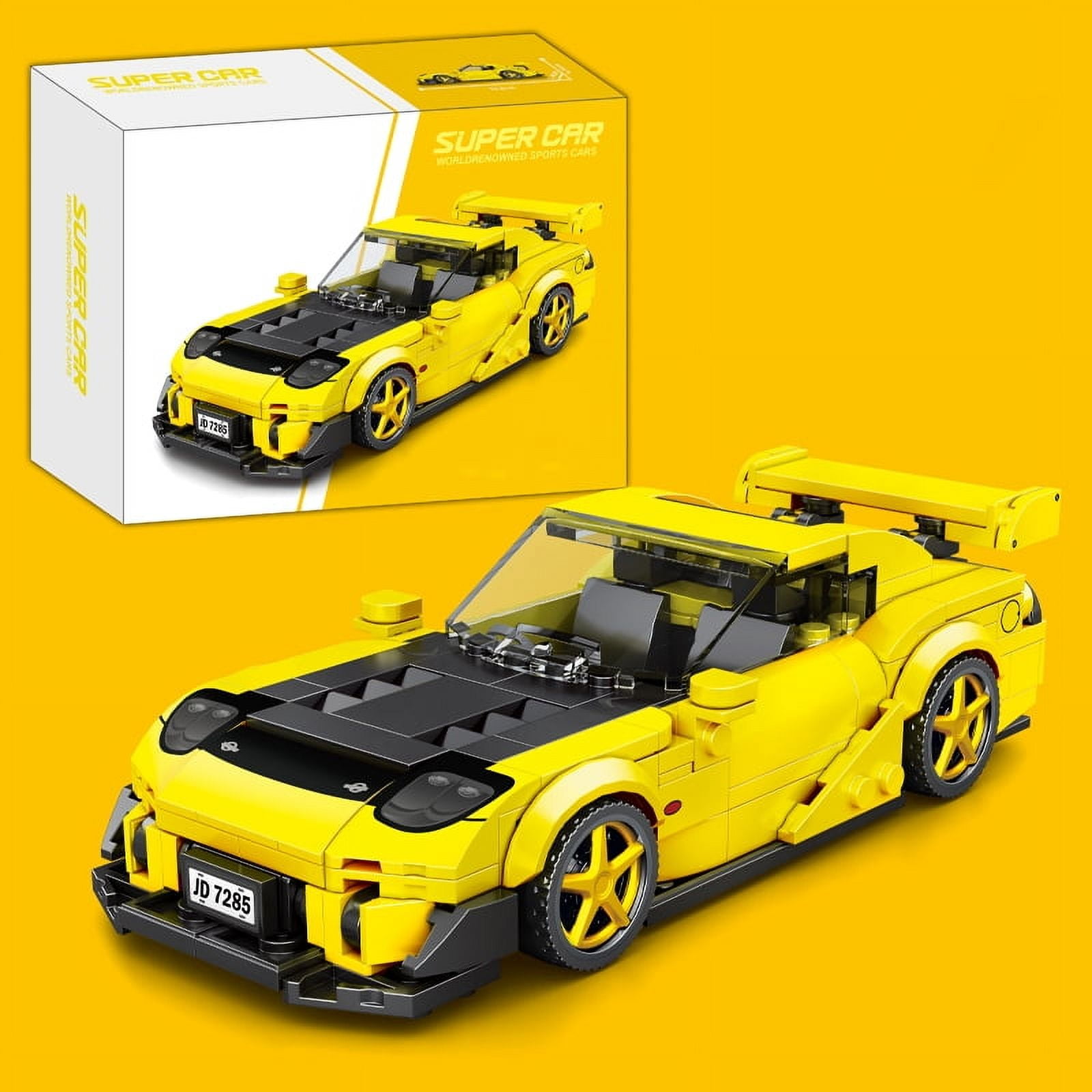 City RX7 Classic Racing Cars Building Sets Creative Bricks KIts JDM ...