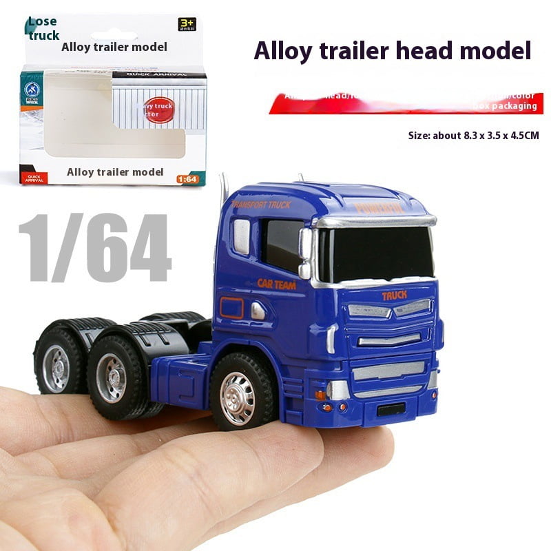 City Rescue Trailer Series Alloy City Transport Vehicle Model Car Small ...