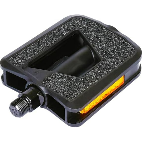 City Road Bike Pedals Bicycle Pedal, Engineering Plastics with Reflector, E-Bike Universal Fit ...