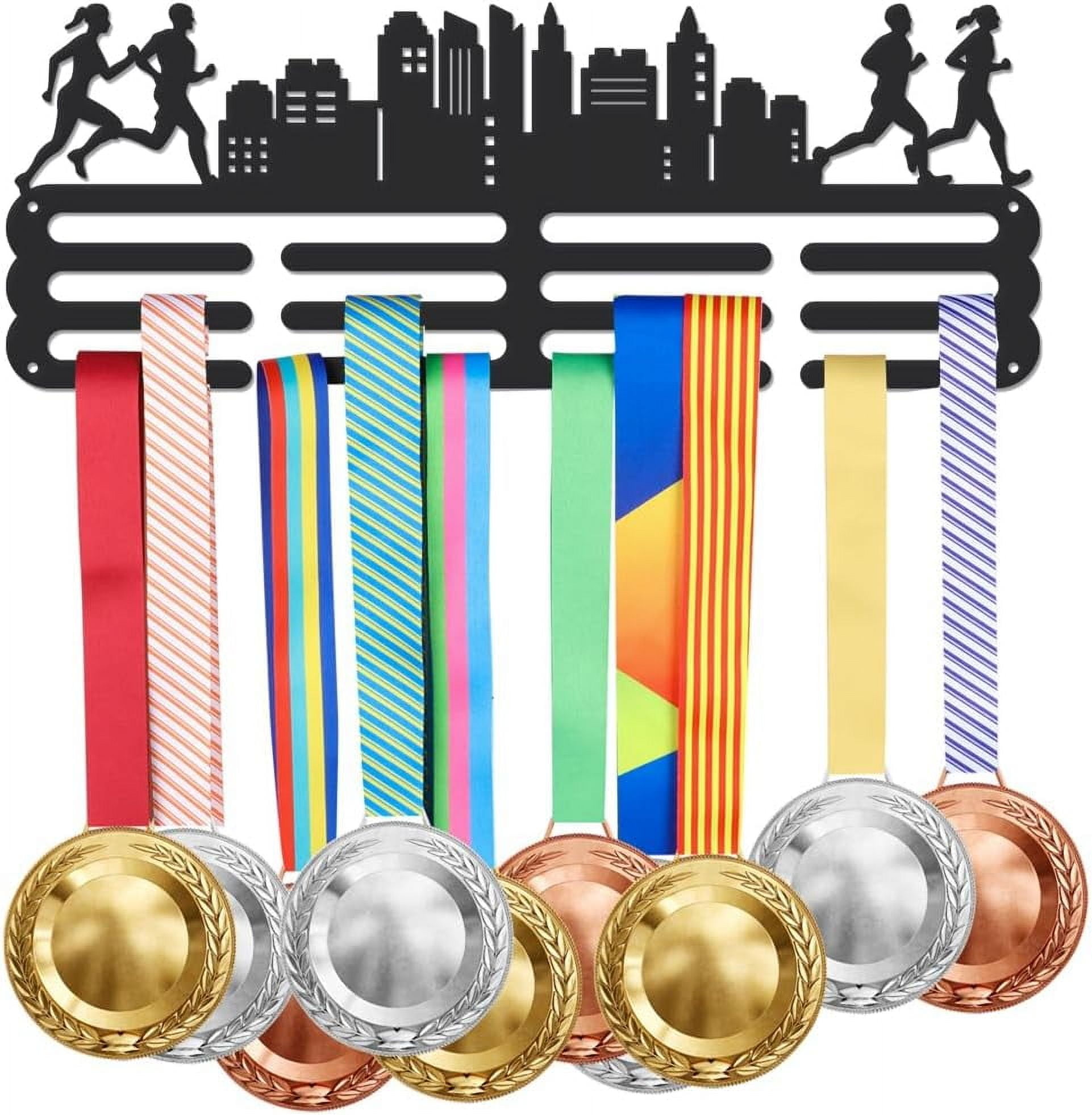 City Run Running Metal Medal Hooks Runner Country Running Wall Storage ...
