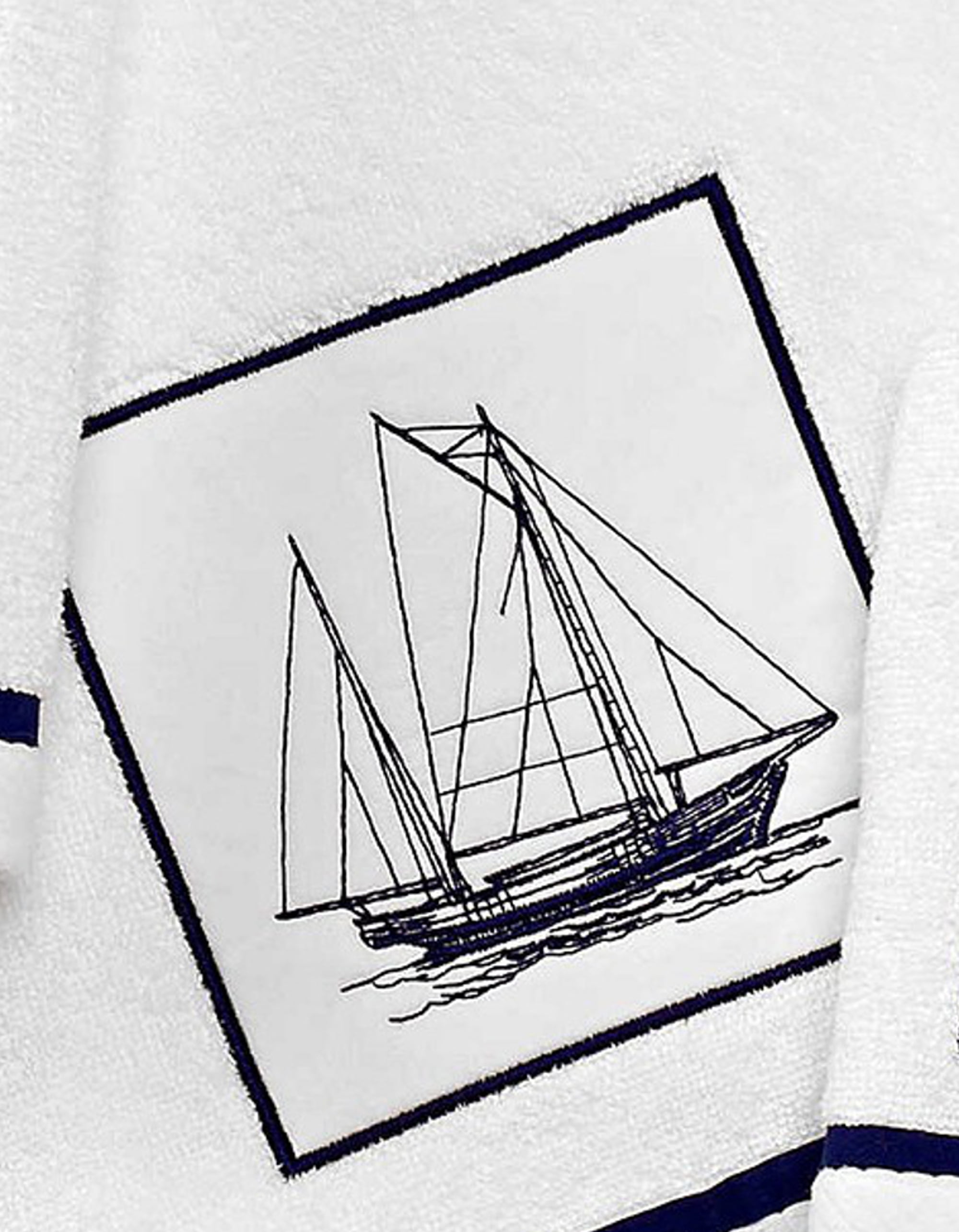 City Scene Cape Island Navy/White 27" X 52" Bath Towel - Walmart.com