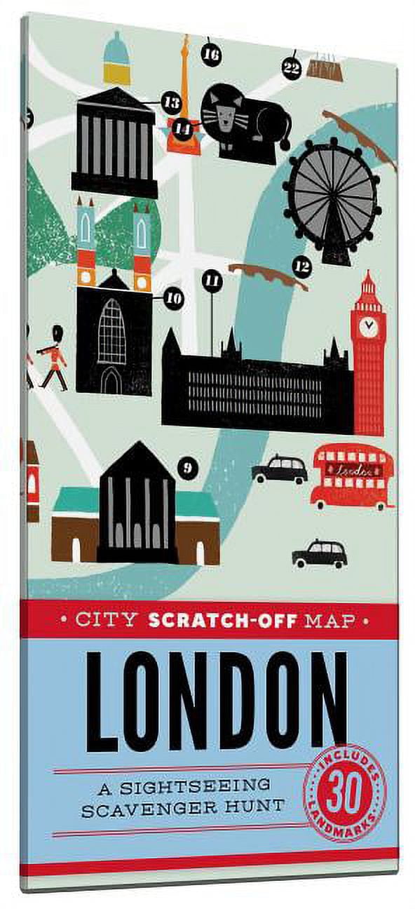 City Scratch-off Map London: 9781452144979 - Walmart.com