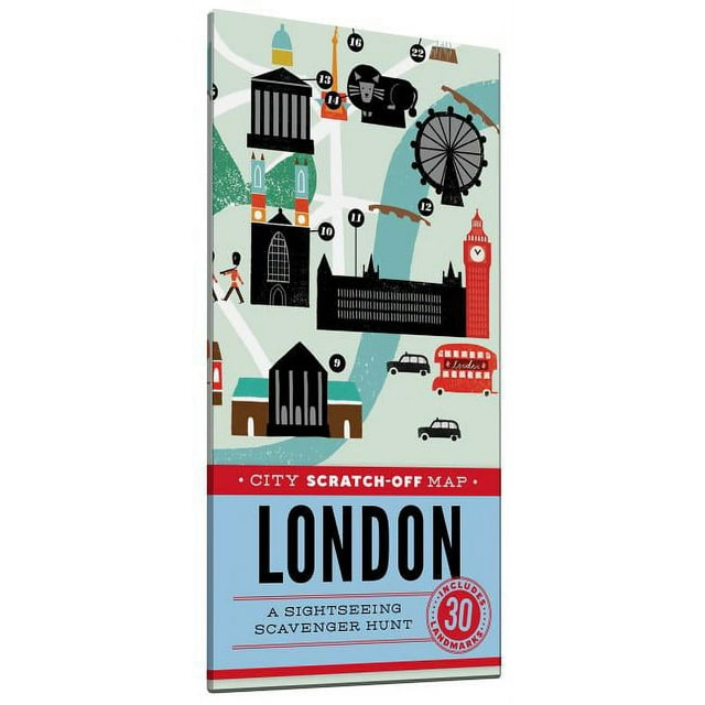 City Scratch-off Map London: 9781452144979 - Walmart.com