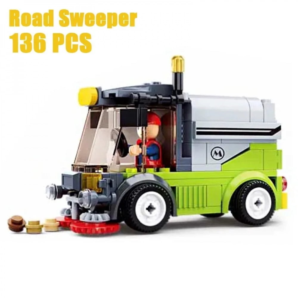 City Series Municipal Vehicle Cleaning Sprinkler Sanitation Car Figures ...
