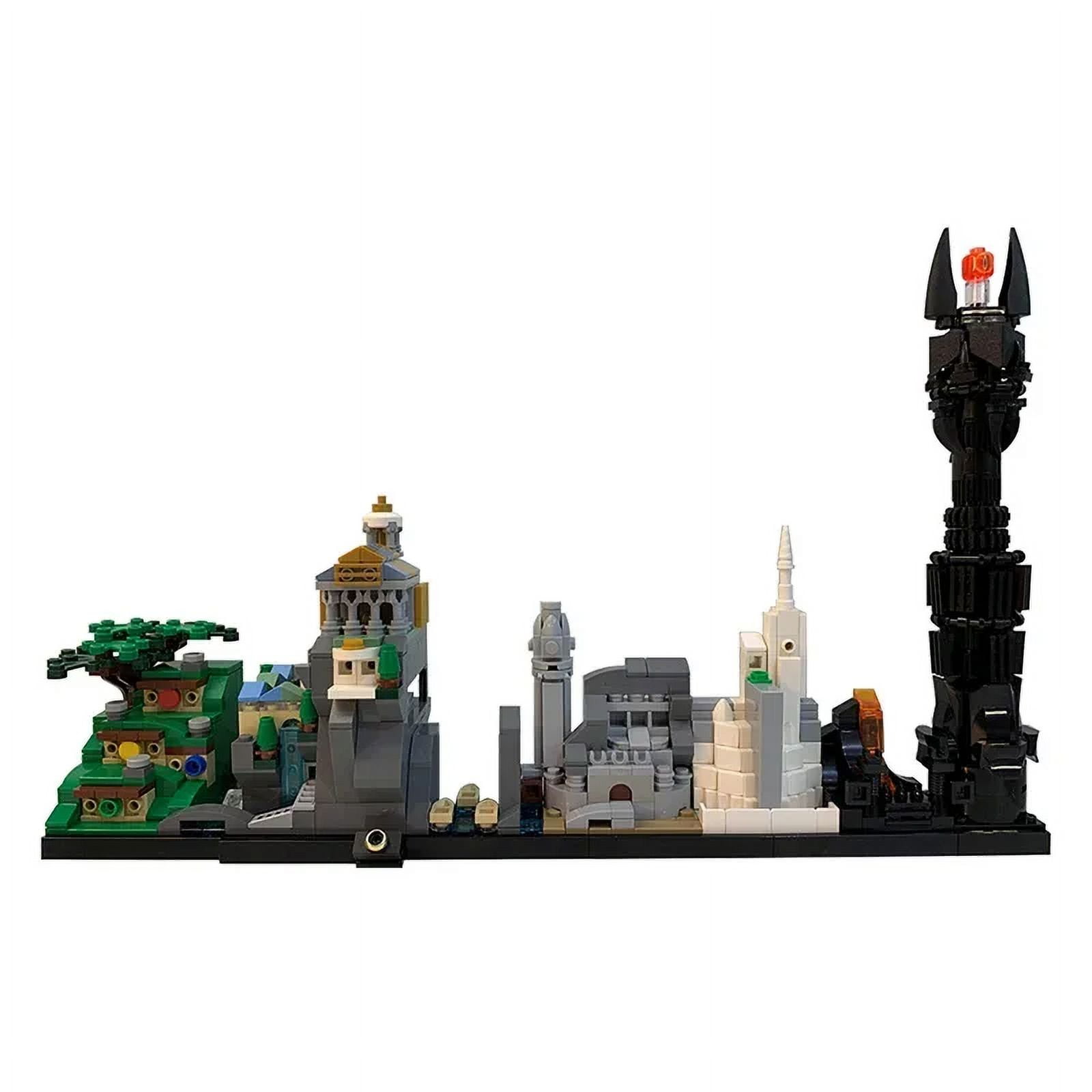 City Skyline MOC Back to the Future Fairy Tale Magic Castle House Movie Architecture Building ...