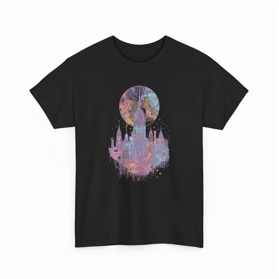 City Skyline T-Shirt, Urban Streetwear Tee, Iridescent City Bubble ...