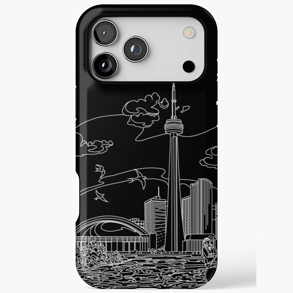 City Skyline With Sailboat Scenic For iPhone 11-17 Pro Max Phone Tough ...