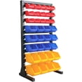City Sleek Hanging Bin Rack Storage System Heavy Duty Steel Rack ...