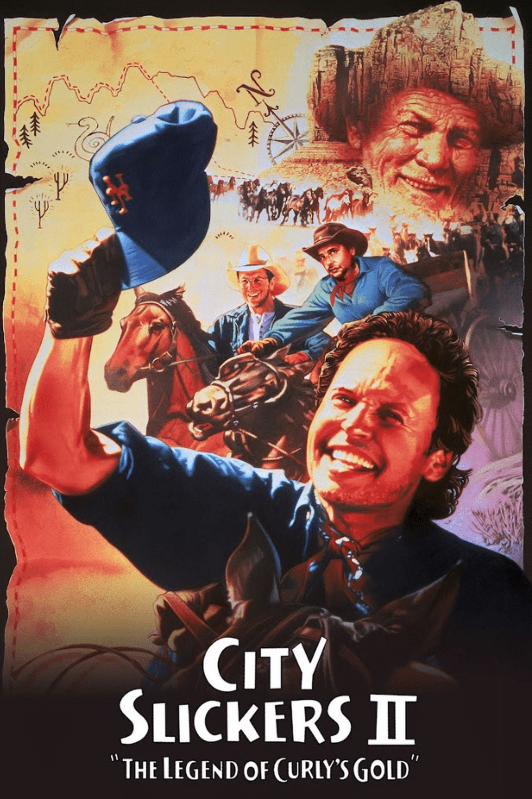 City Slickers II: The Legend of Curly's Gold (1994) Movie Poster 24x36 ...