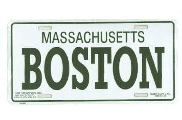 City-Souvenirs Boston License Plate, Embossed Aluminum 6x12 Legal Size ...