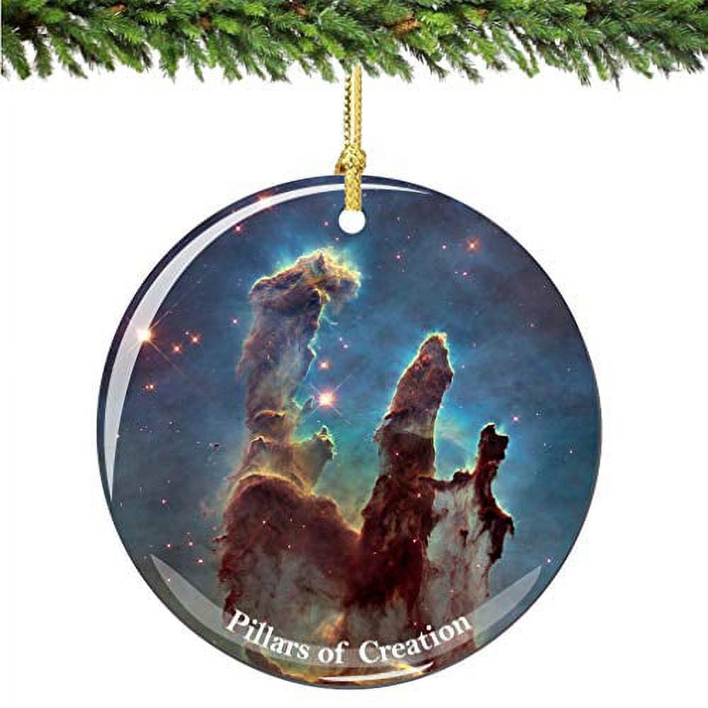 City-Souvenirs NASA Pillars of Creation Christmas Ornament, Porcelain 2 ...