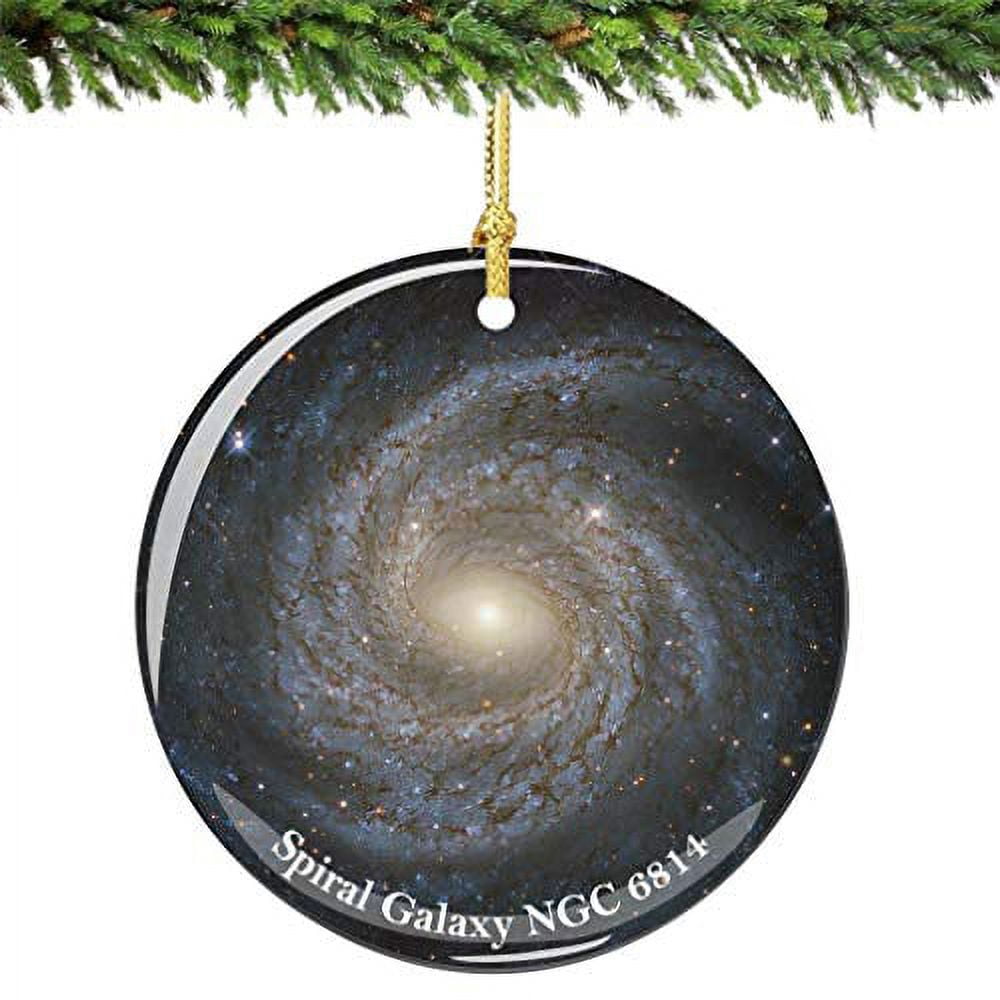 City-Souvenirs NASA Spiral Galaxy Christmas Ornament, Porcelain 2.75 ...