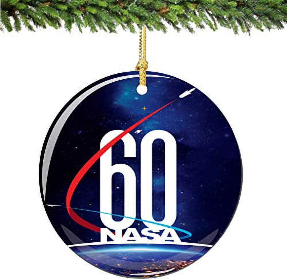 City-Souvenirs Officially Licensed NASA 60 Years Anniversary Christmas ...