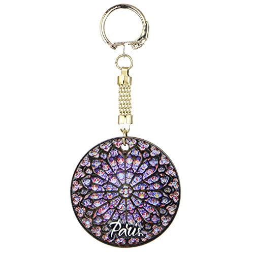 City-Souvenirs Paris Notre Dame Rose Window Keychain - Walmart.com