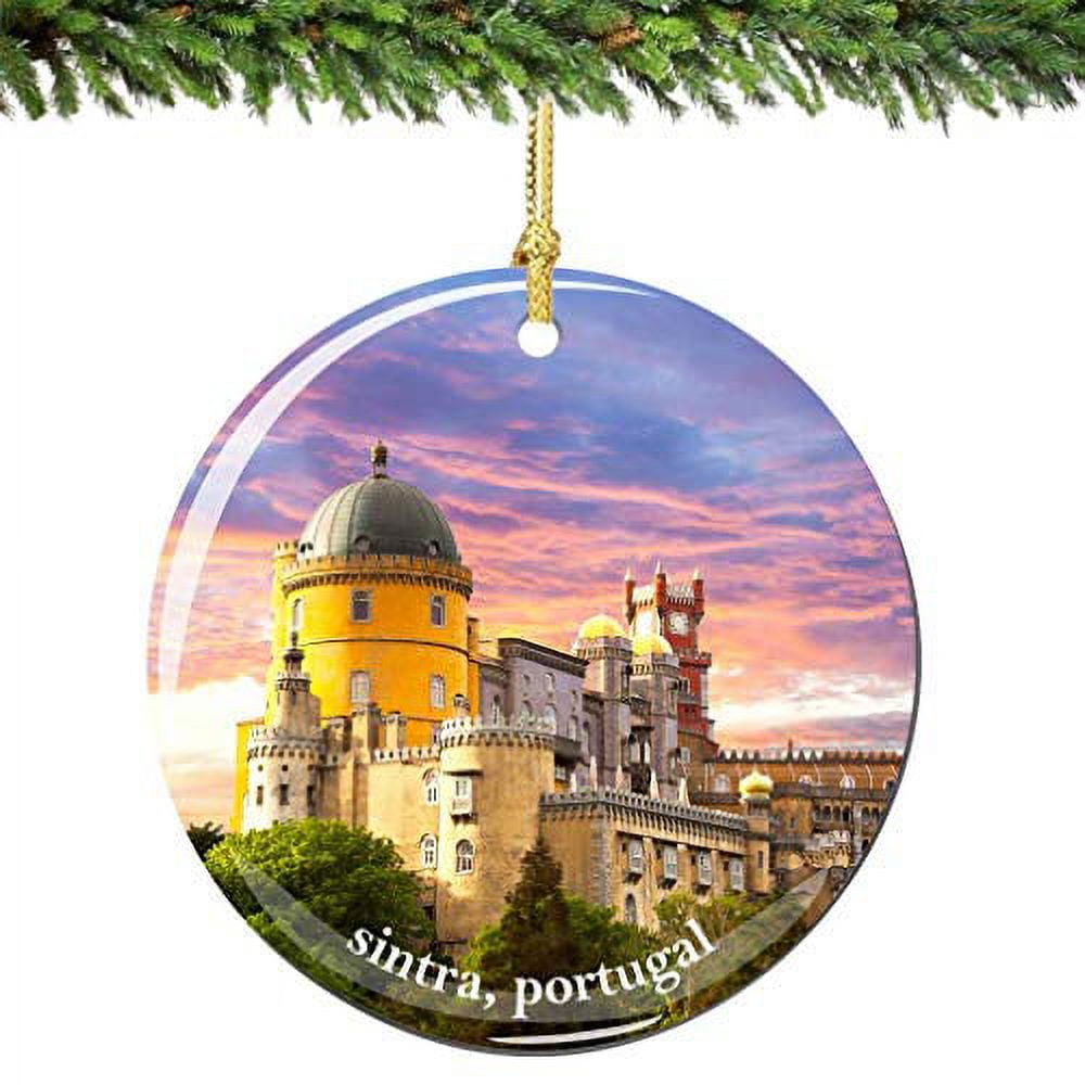 City-Souvenirs Sintra Portugal Christmas Ornament Porcelain Double ...