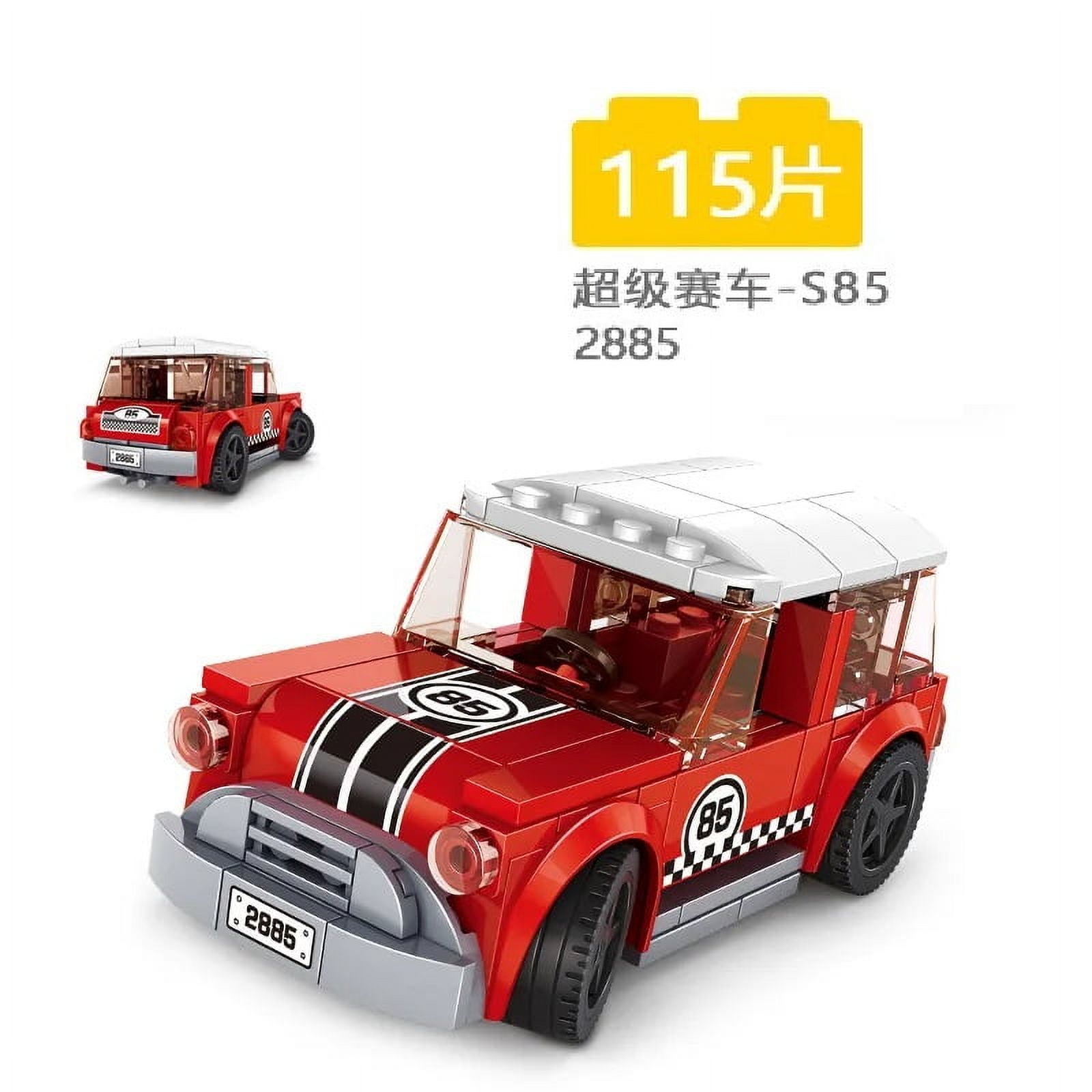 City Speed Champion Sport Car Building Blocks Racing Vehicle Technical ...