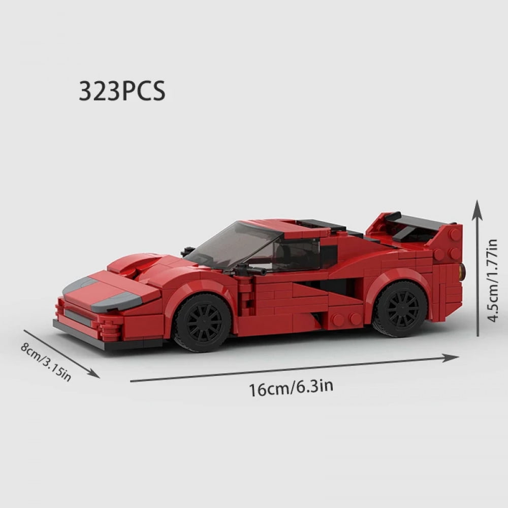 City Speed Champion Sports Car Building Blocks Famous Supercar MOC ...