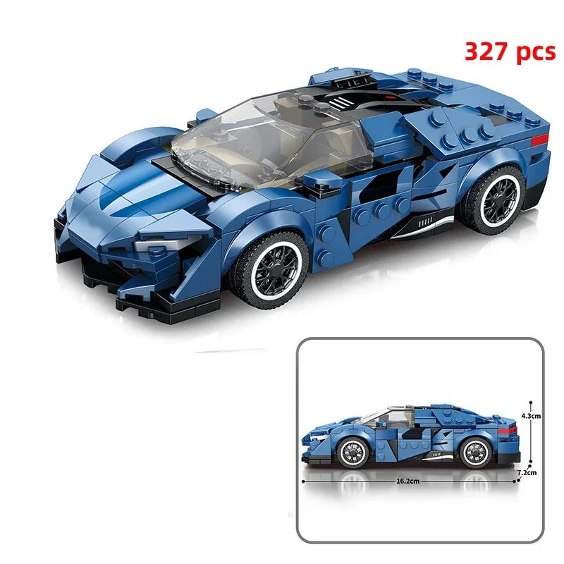 City Speed Champion Sports Car Building Blocks Technique Car Carro ...