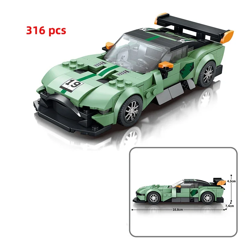 City Speed Champion Sports Car Building Blocks Technique Car Carro ...