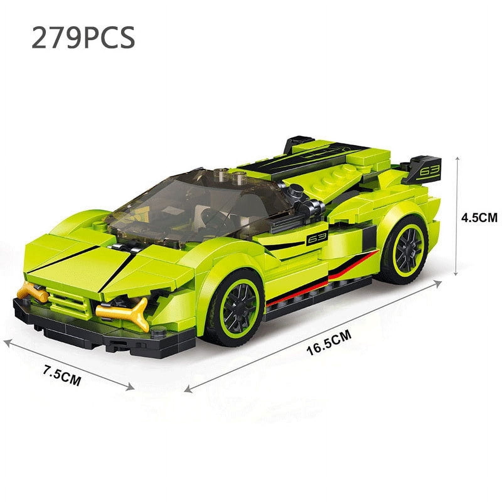City Speed Champion Sports Car Building Blocks Technique Car Carro ...