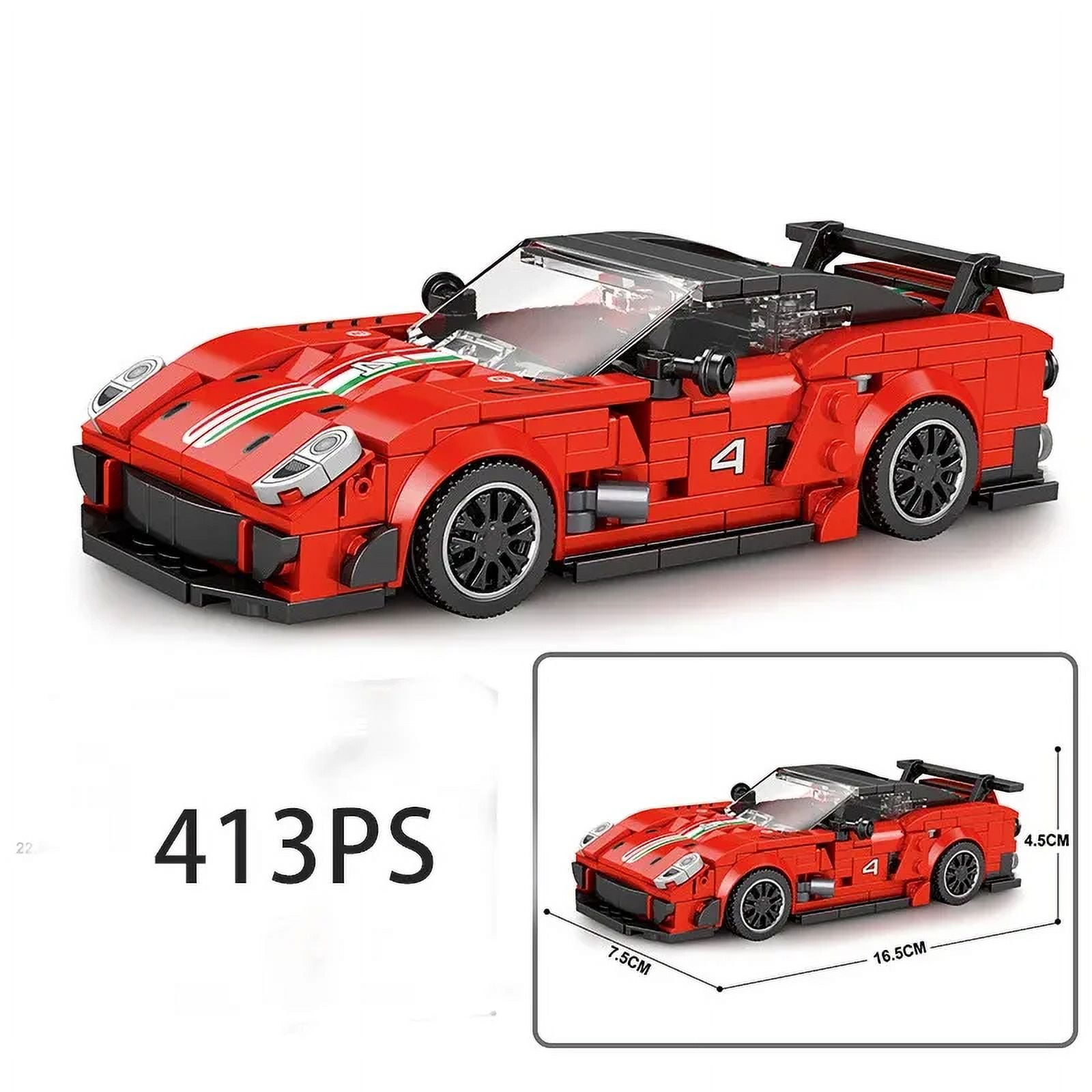City Speed Champion Sports Car Building Blocks Technique Car Carro ...