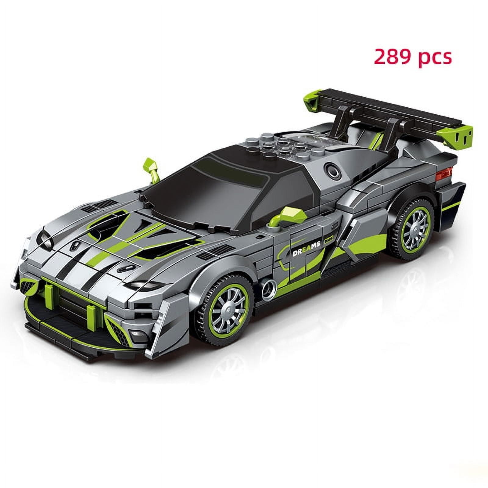 City Speed Champion Technical Car Racing Car Building Blocks Garage ...
