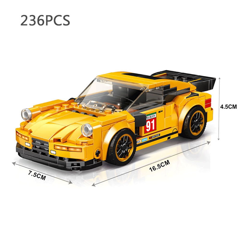 City Speed Champion Technical Car Sports Racing Car Moc Building Blocks Educational Toys For ...