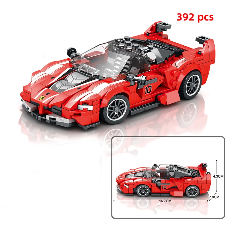 City Speed Champion Technical Car Sports Racing Car Vehicle Racer Moc ...