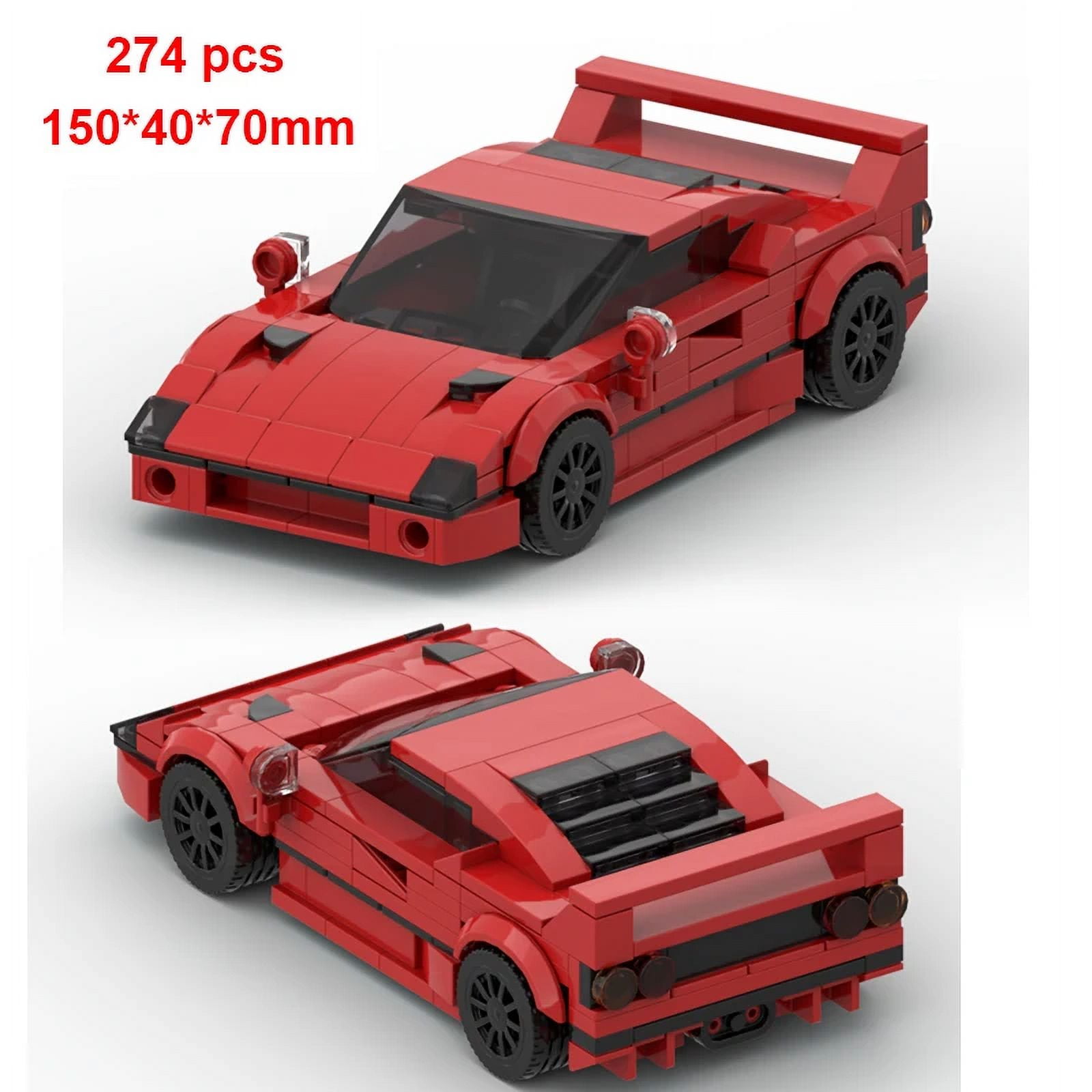 City Speed Champion Technical Racing Car Building Blocks Garage Sports ...