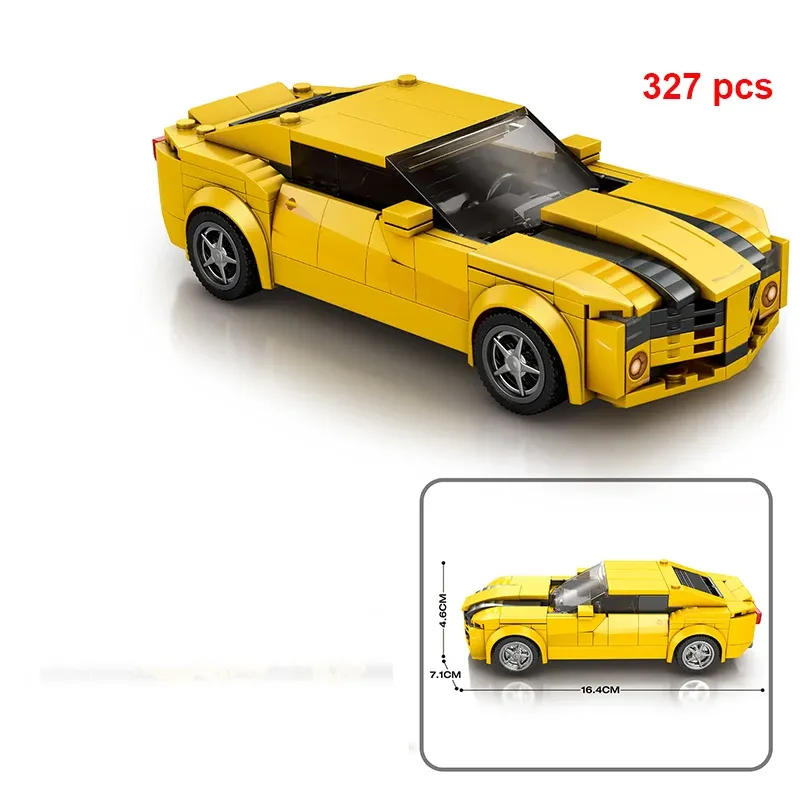 City Speed Champion Technical Racing Car Building Blocks Garage Sports ...