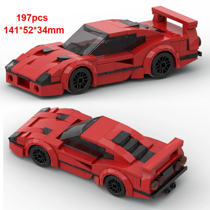 City Speed Champion Technical Racing Car Building Blocks Garage Sports ...
