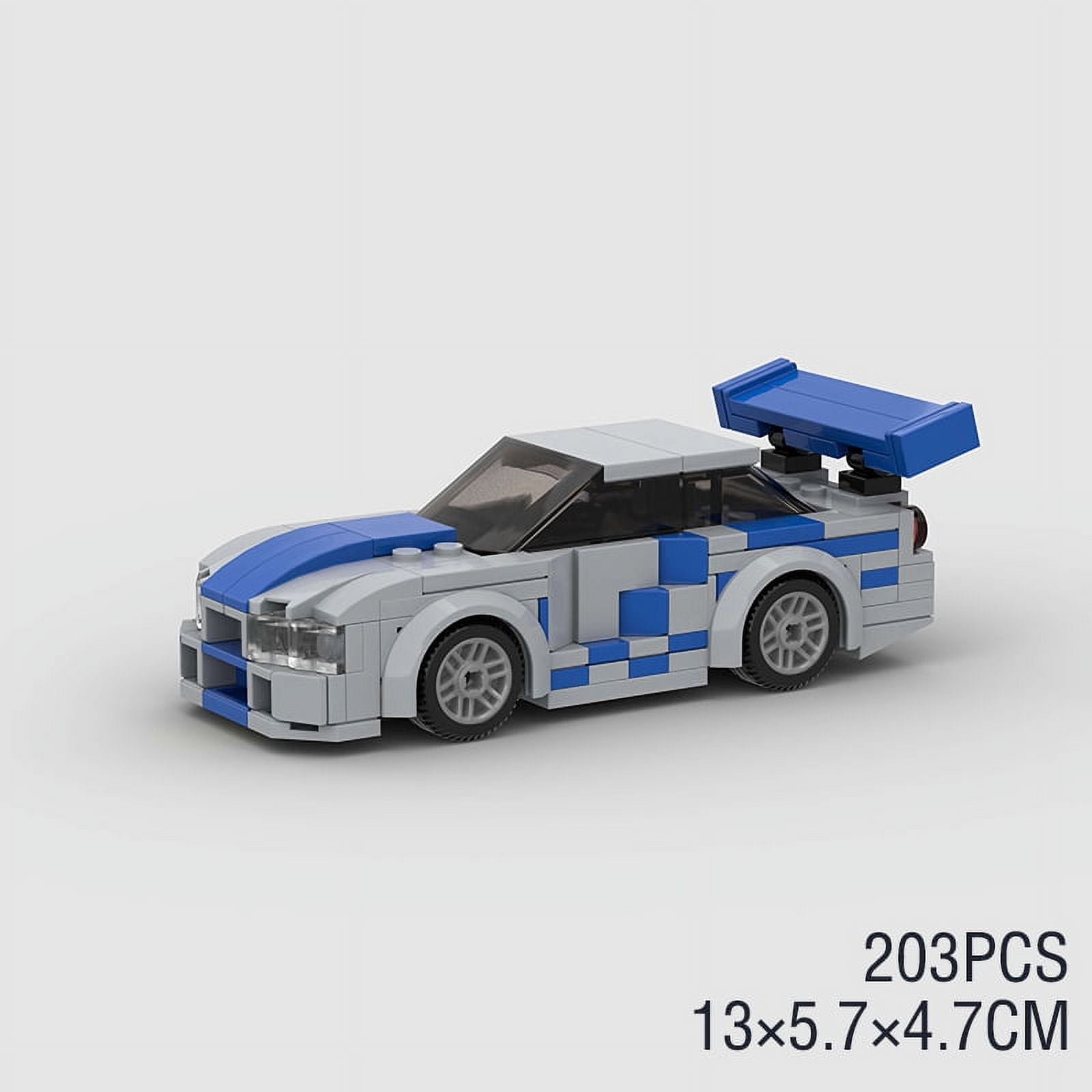City Speed Champions Racing Car Sports R34 Fast and Furious Building ...