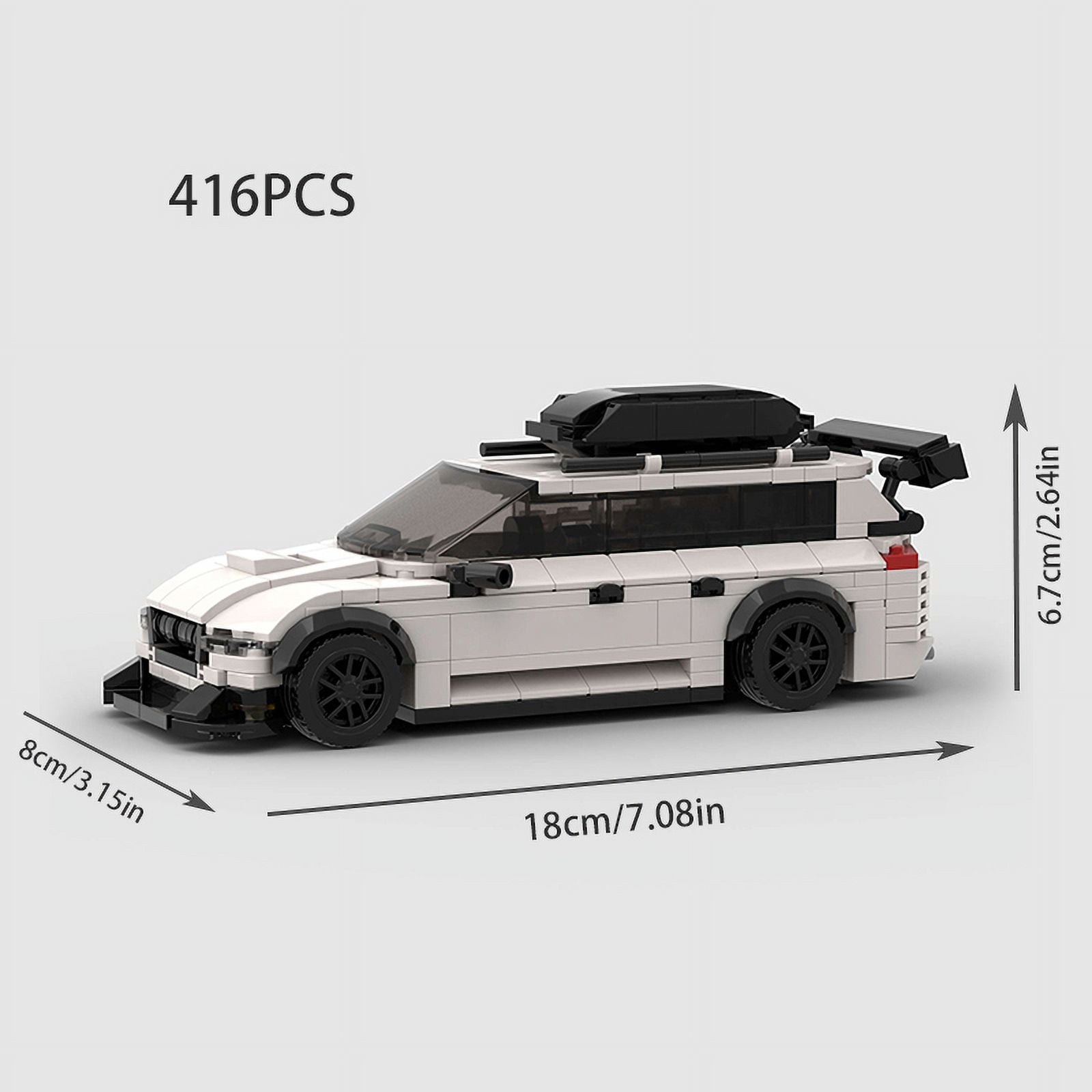 City Speed Champions Sport Octavia RS Estate Drift Car MOC Vehicle ...