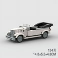 City Speed Convertible MOC Old Car Super Race Vehicle Model Building ...