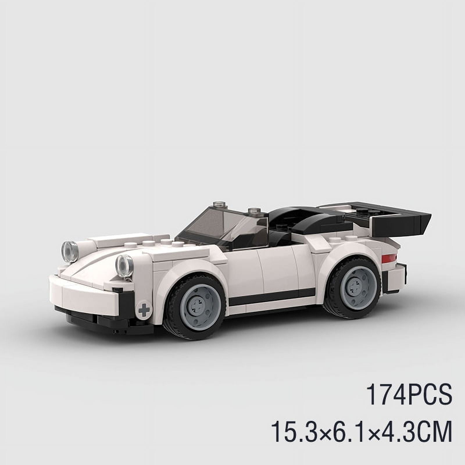 City Speed Convertible MOC Old Car Super Race Vehicle Model Building ...