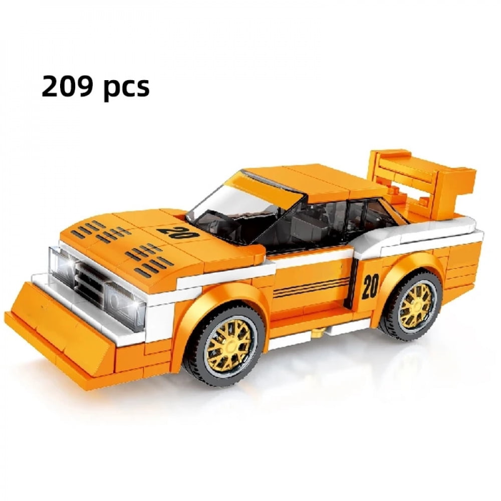 City Speed Racing MOC Car Sports Building Blocks Bricks Classic Rally ...