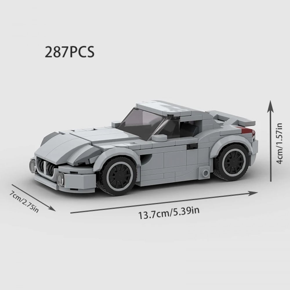 City Sports Car Series Building Blocks Power Speed Champion Racing MOC Vehicle Bricks Kit Boy ...