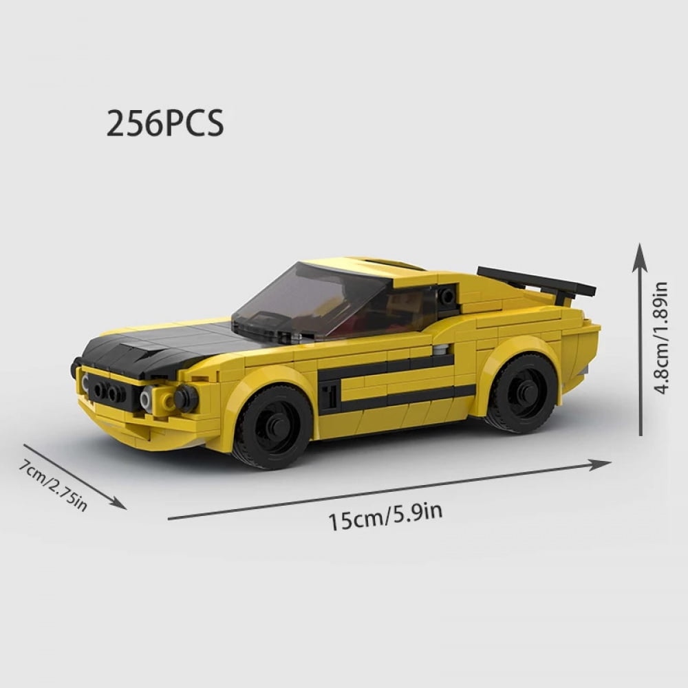City Sports Car Series Building Blocks Power Speed Champions Racing Auto Boss 302 MOC Bricks ...