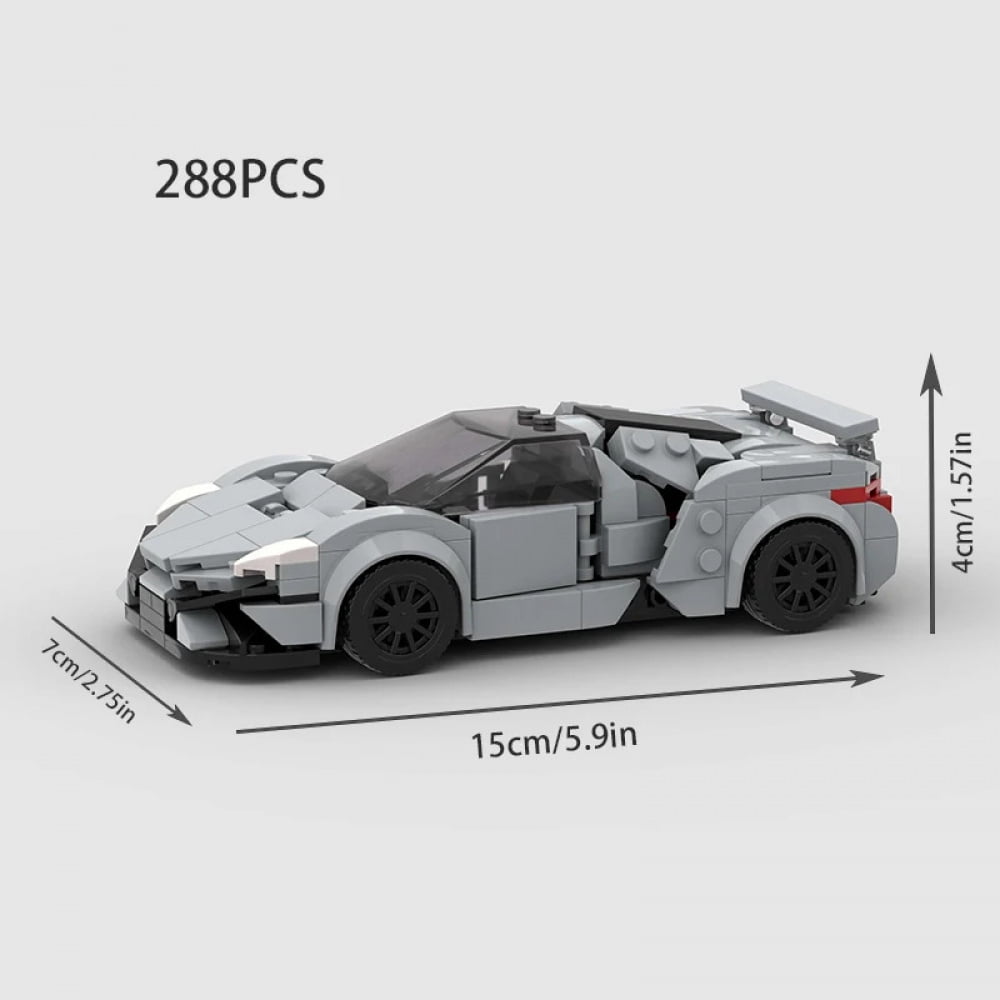 City Sports Car Series Building Blocks Speed Champion Racing MOC Model Bricks Kit Boy DIY Puzzle ...