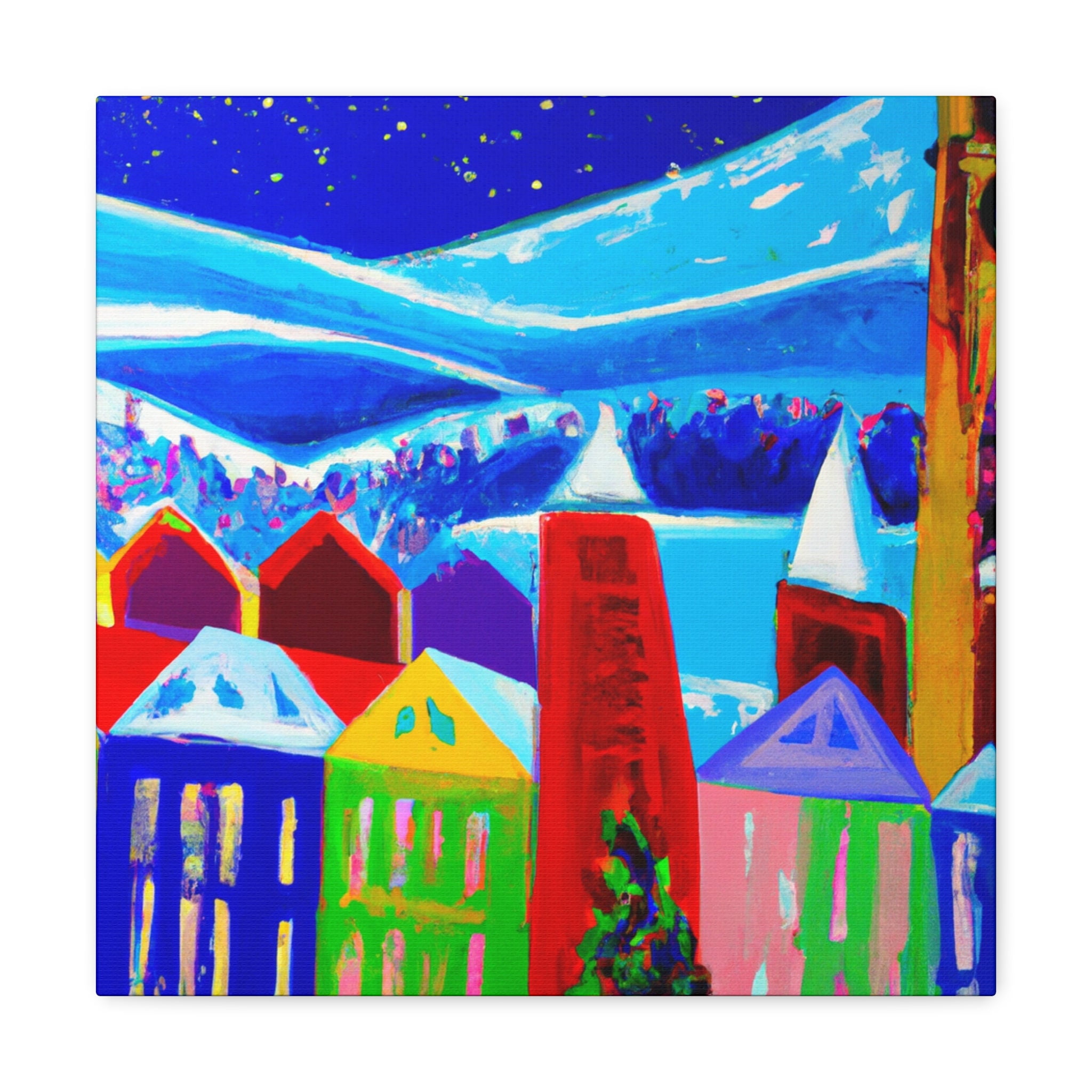 City Square Pop Parade - Canvas - Walmart.com