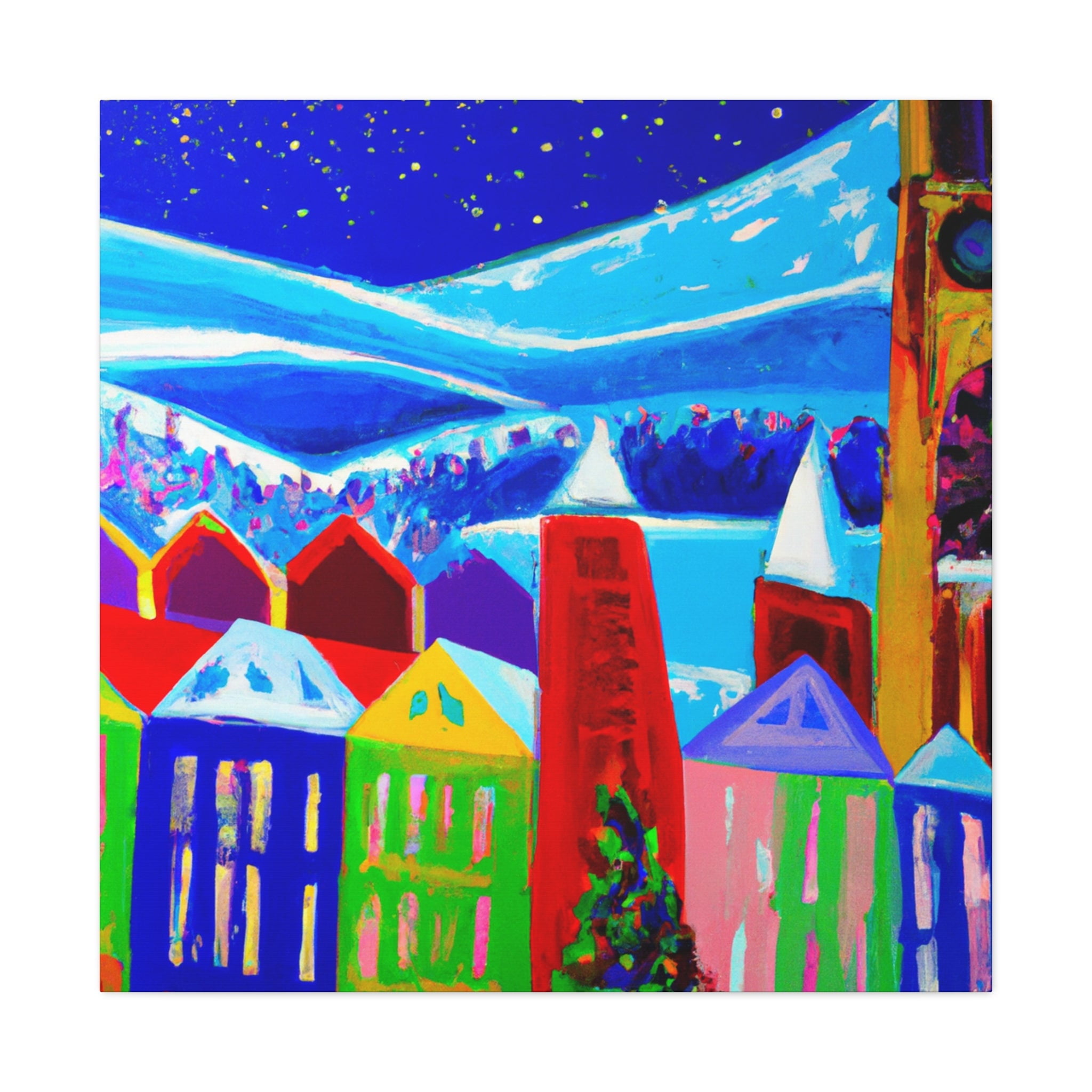 City Square Pop Parade - Canvas - Walmart.com